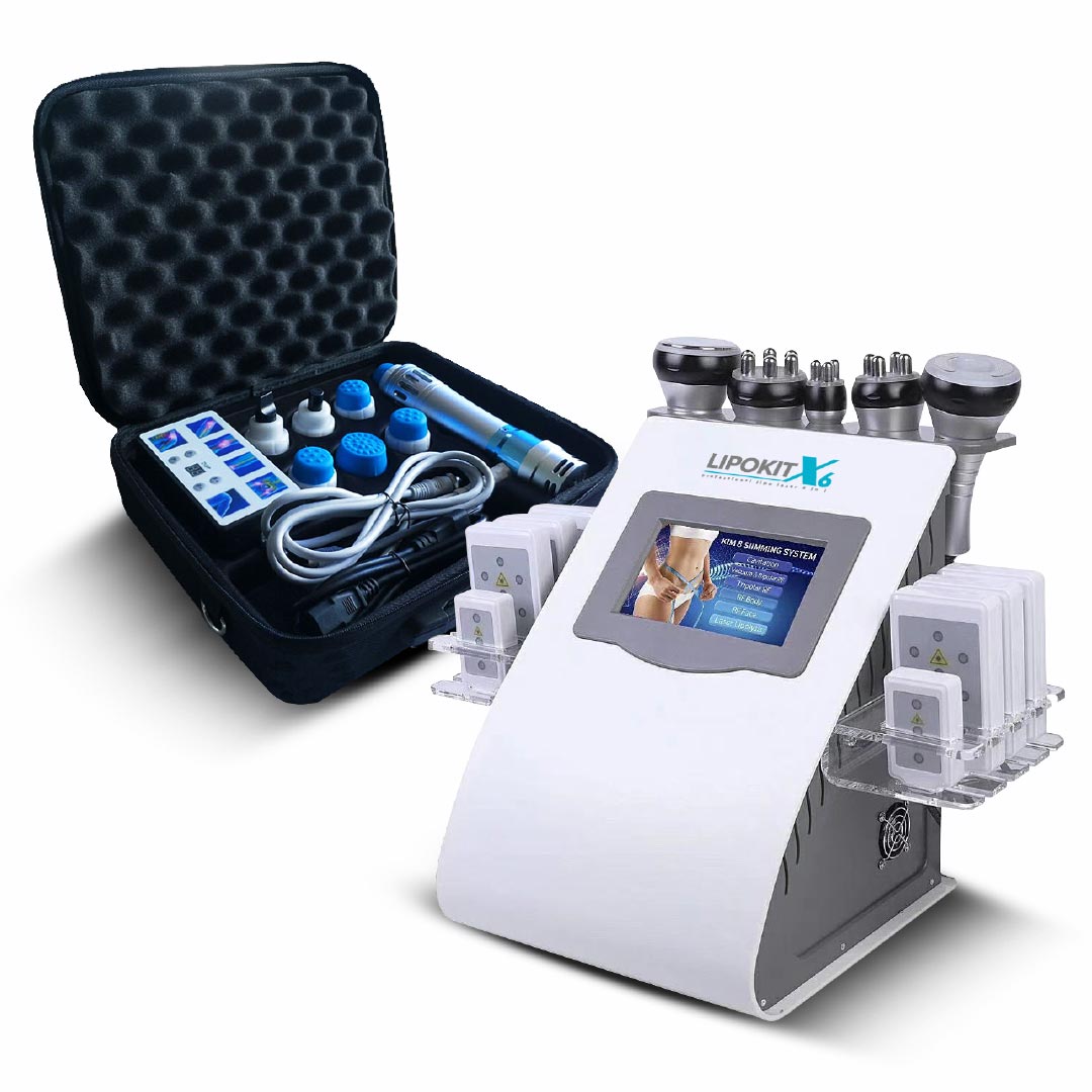 Lipo Pack | Ondas de Choque Portable + Lipoláser 6 en 1 | Kinegun.cl